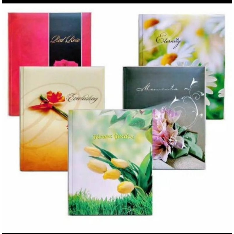 Jual Album Foto Magnetic 2r,3r,4r,5r,10r Album Foto Black Sheet 10 ...
