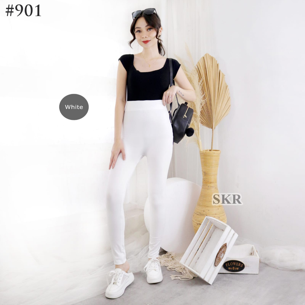 Jual CELANA LEGGING HIGHWAIST WANITA POLOS VARIAN WARNA / LEGING BASIC ...