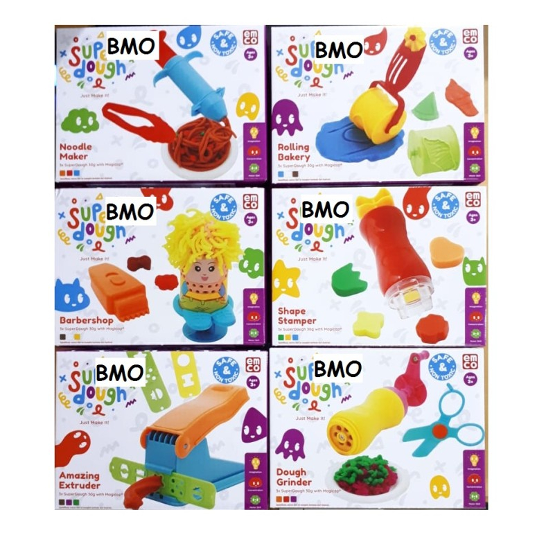 Jual Emco Super Dough Doh Mainan Lilin Malam Anak Super Dough Mini Maker | Shopee Indonesia