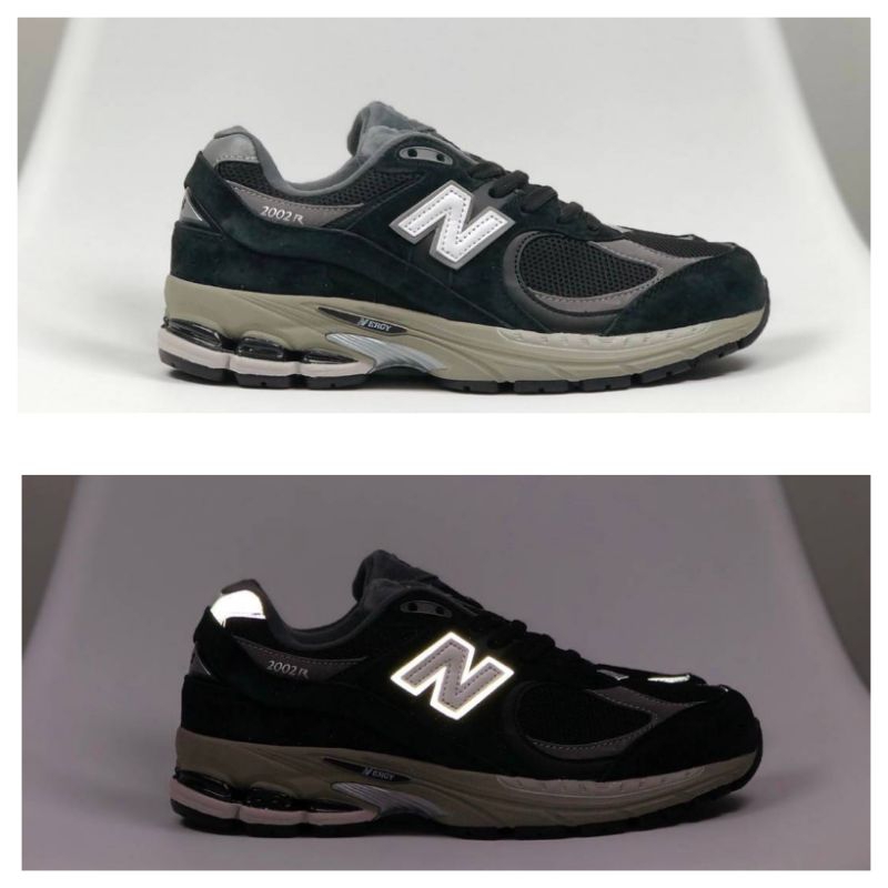 Jual New Balance 2002R Black Dark Grey White | Shopee Indonesia