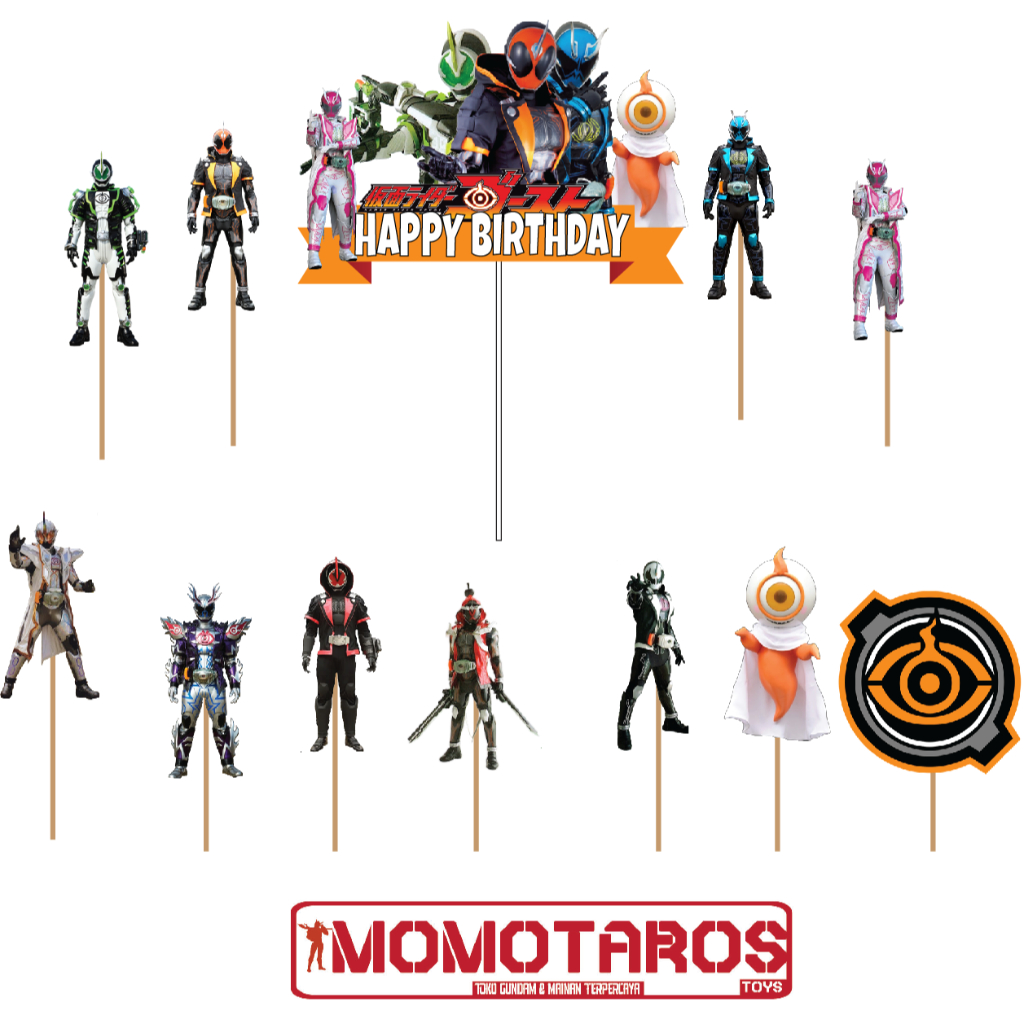 Jual Topper cake Kamen rider Ghost set | Shopee Indonesia