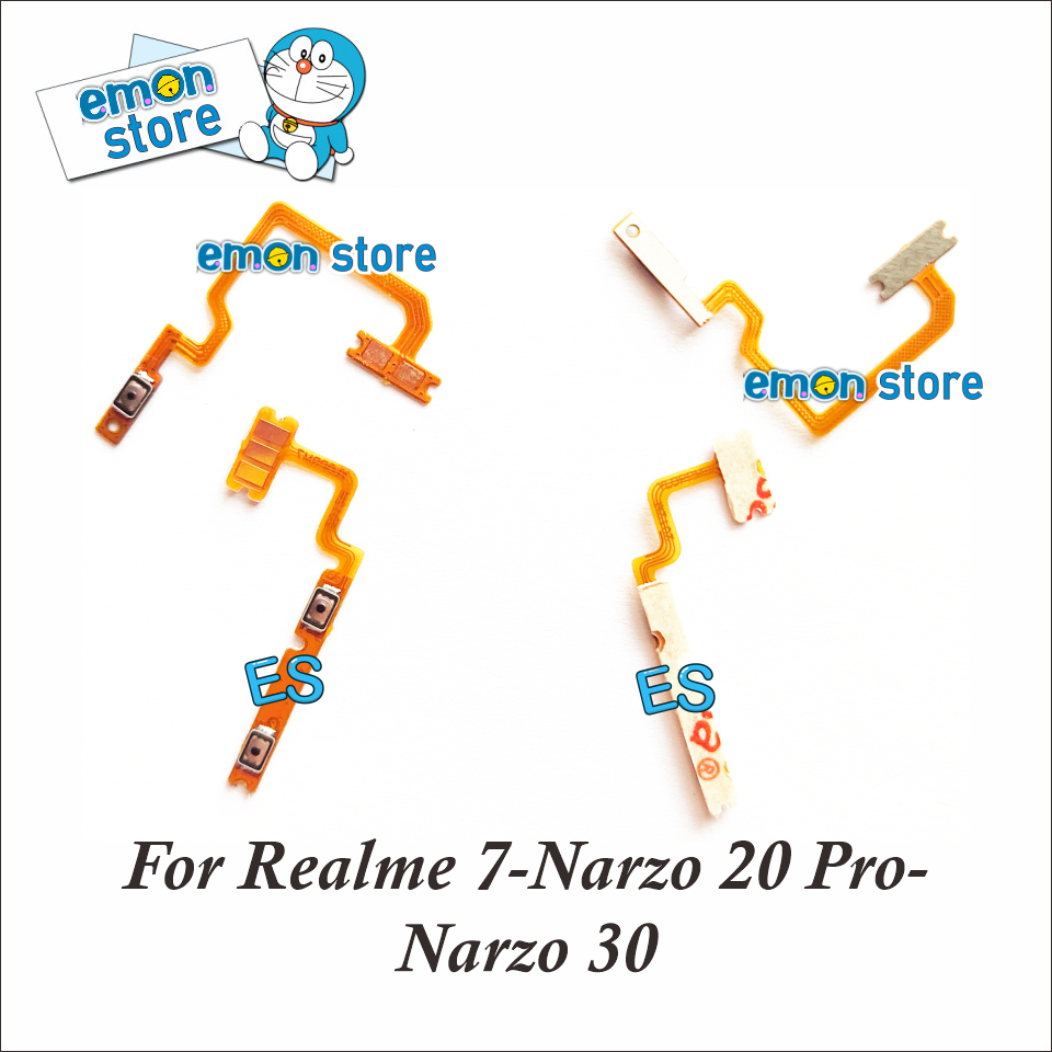 Jual Flexible Tombol Power On Off Flexibel Volume Realme 7 Narzo 20 Pro Narzo 20Pro Narzo 30 ...
