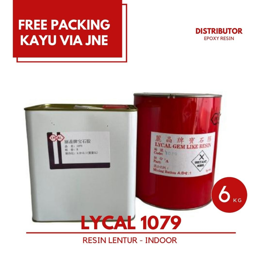 Jual Resin bening Lycal (Lentur) dgn Katalis - Lycal 1079 - 6 kg ...