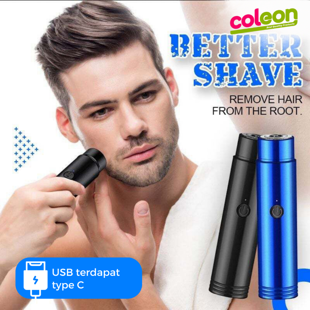 Jual Alat cukur elektrik portable mini razor feihong shaver isi ulang ...
