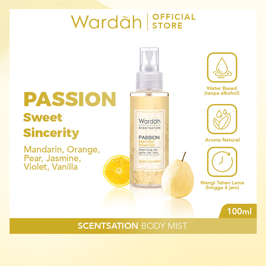 Jual Wardah Scentsation Body Mist 100ml | Shopee Indonesia