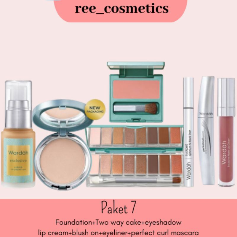 Jual Wardah Exclusive Paket Make Up Lengkap | Paket Seserahan Make Up 1 ...