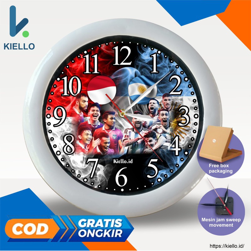 Jual Jam Dinding Custom 30 cm | Shopee Indonesia