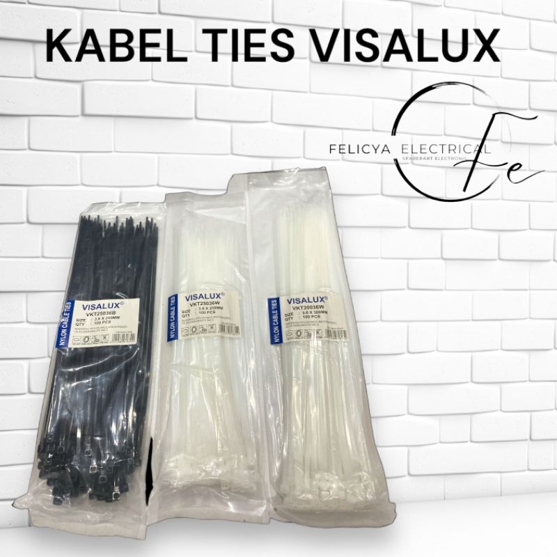 Jual KABEL TIES VISALUX MURAH SUDAH SNI UKURAN ALL 100mm, 150mm, 200mm ...