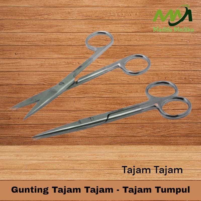 Jual Gunting Jaringan Tajam Tajam 14 cm Gunting Tajam Tumpul | Shopee ...
