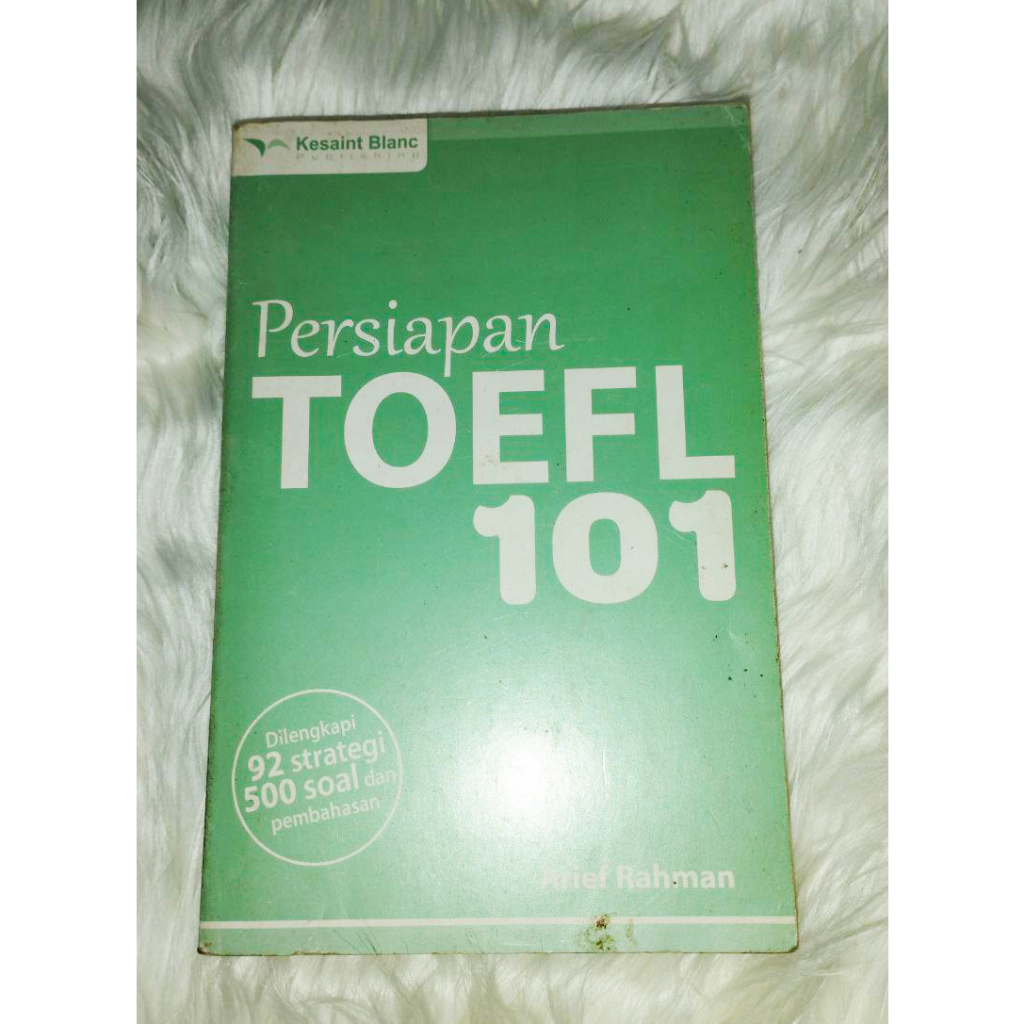 Jual Buku TOEFL / TOEIC / Persiapan TOEFL 101 Bekas | Shopee Indonesia