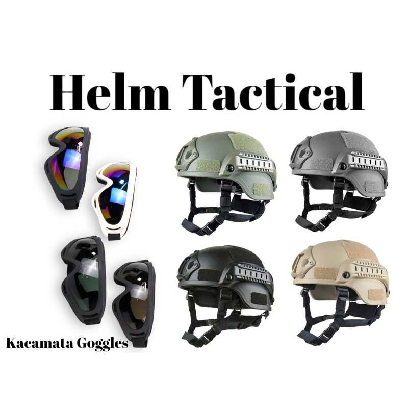 Jual Helm Tactical CS SWAT / MICH2000 TaffSPORT / Helm Tactical Army ...