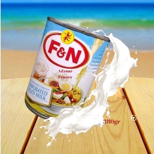 Jual SUSU F&N EVAPORASI 380GR / SUSU FN EVAPORASI | Shopee Indonesia