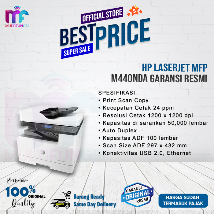 Jual HP LaserJet MFP M440nda Garansi Resmi | Shopee Indonesia