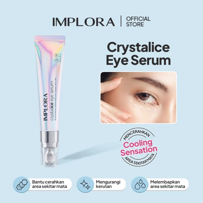 Jual IMPLORA CRYSTALICE EYE SERUM EYE CREAM SERUM MATA - 20ml | Shopee ...