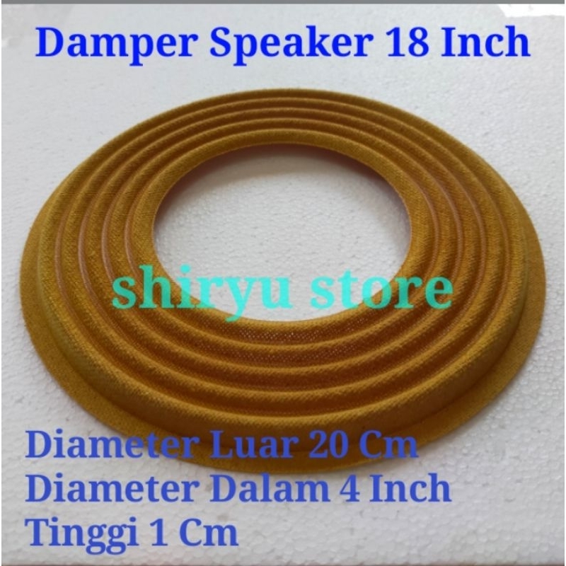 Jual Damper Speaker 18 Inch Diameter 20Cm 20.5 Cm 205 Mm Tinggi Coil 4 ...