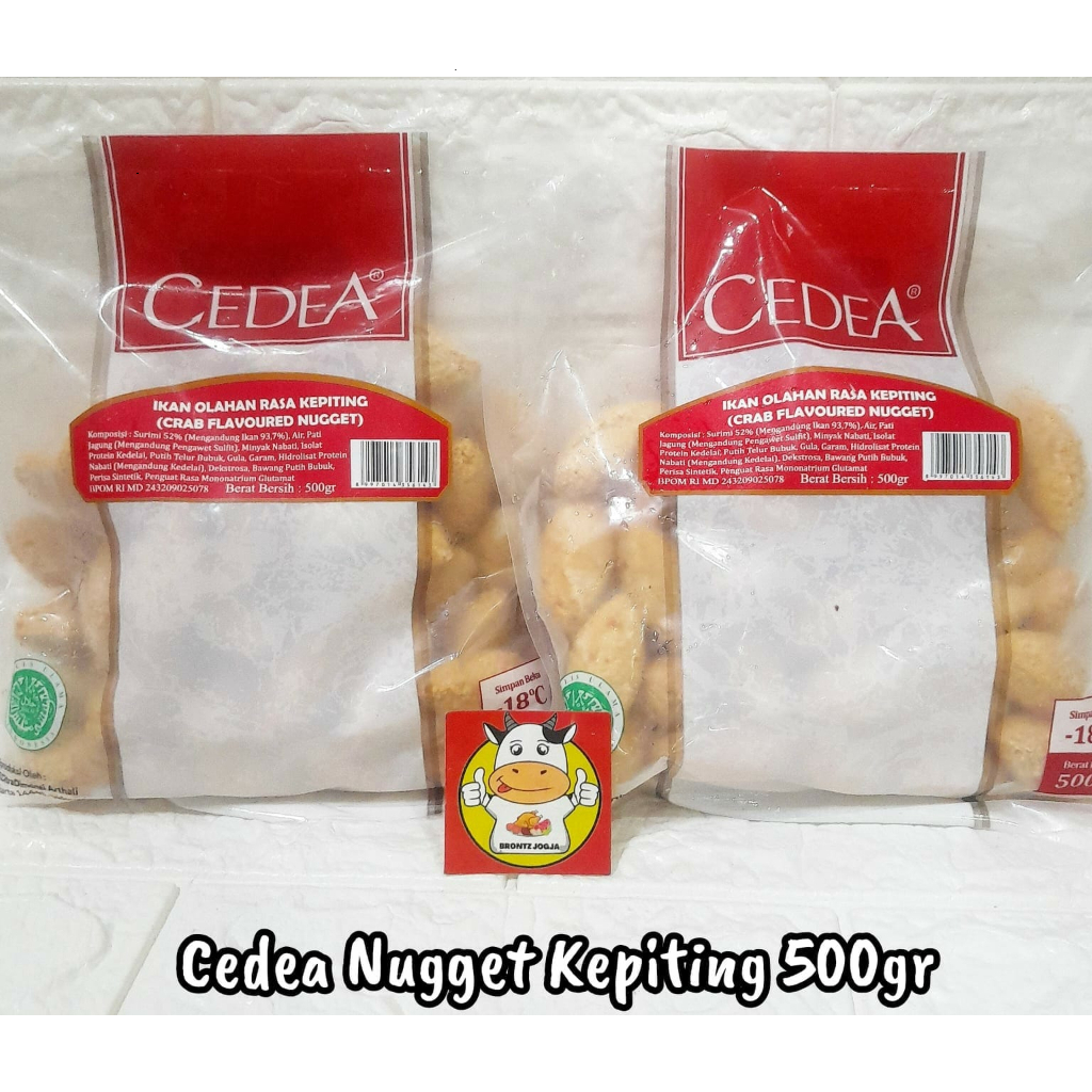 Jual FROZEN FOOD CEDEA NUGGET KEPITING 500GRAM - DISASS JOGJA | Shopee ...