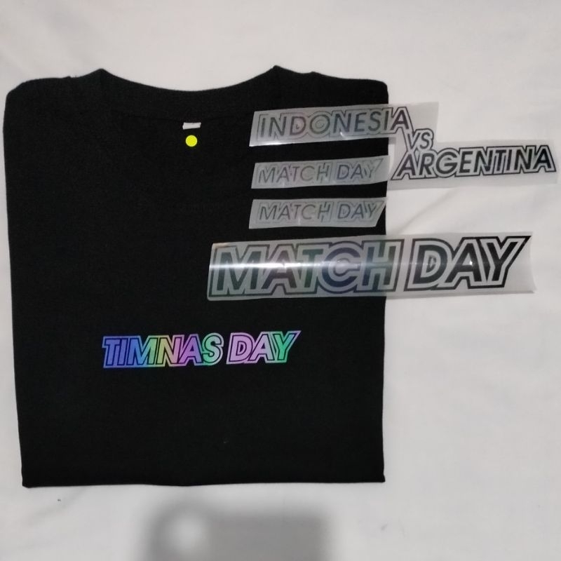 Jual Sticker Sablon Reflektif Rainbow Setrika Custom Tulisan | Shopee ...