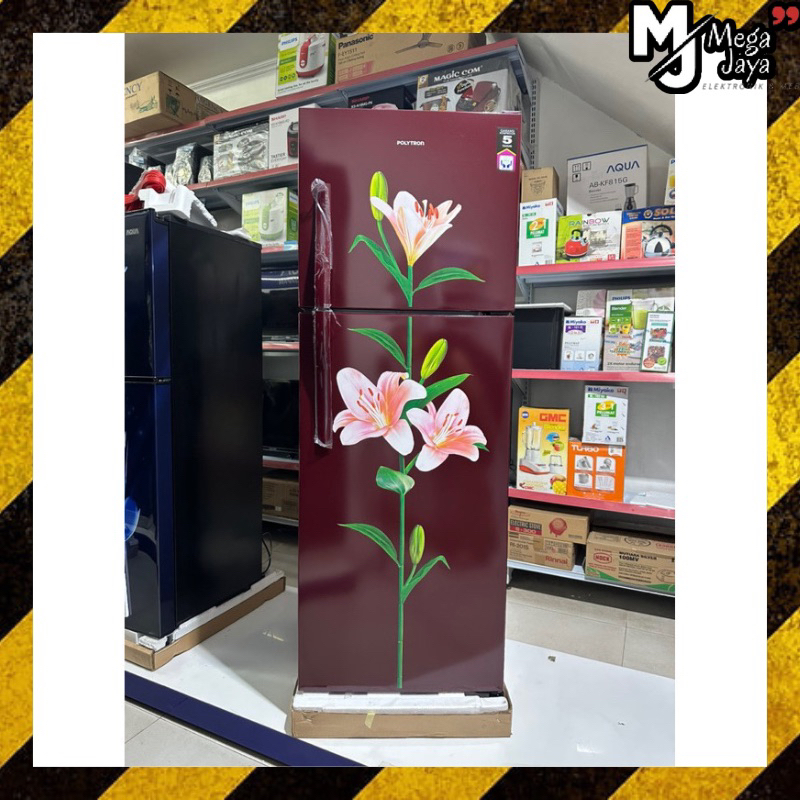 Jual KULKAS 2 PINTU POLYTRON PRB 237 METAL DOOR KAPASITAS 220 LITER ...
