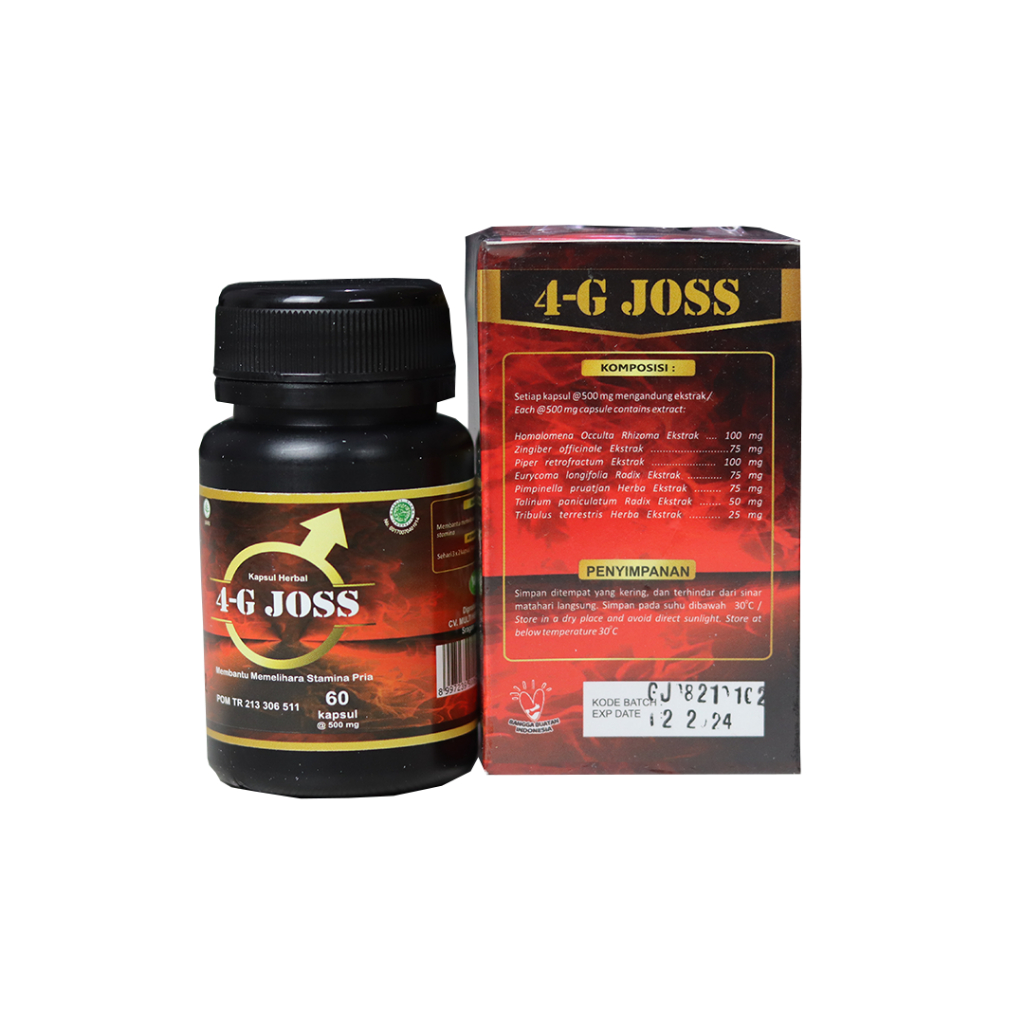 Jual 4 G JOSS ORI 60 KAPSUL HERBAL KUAT PRIA | Shopee Indonesia