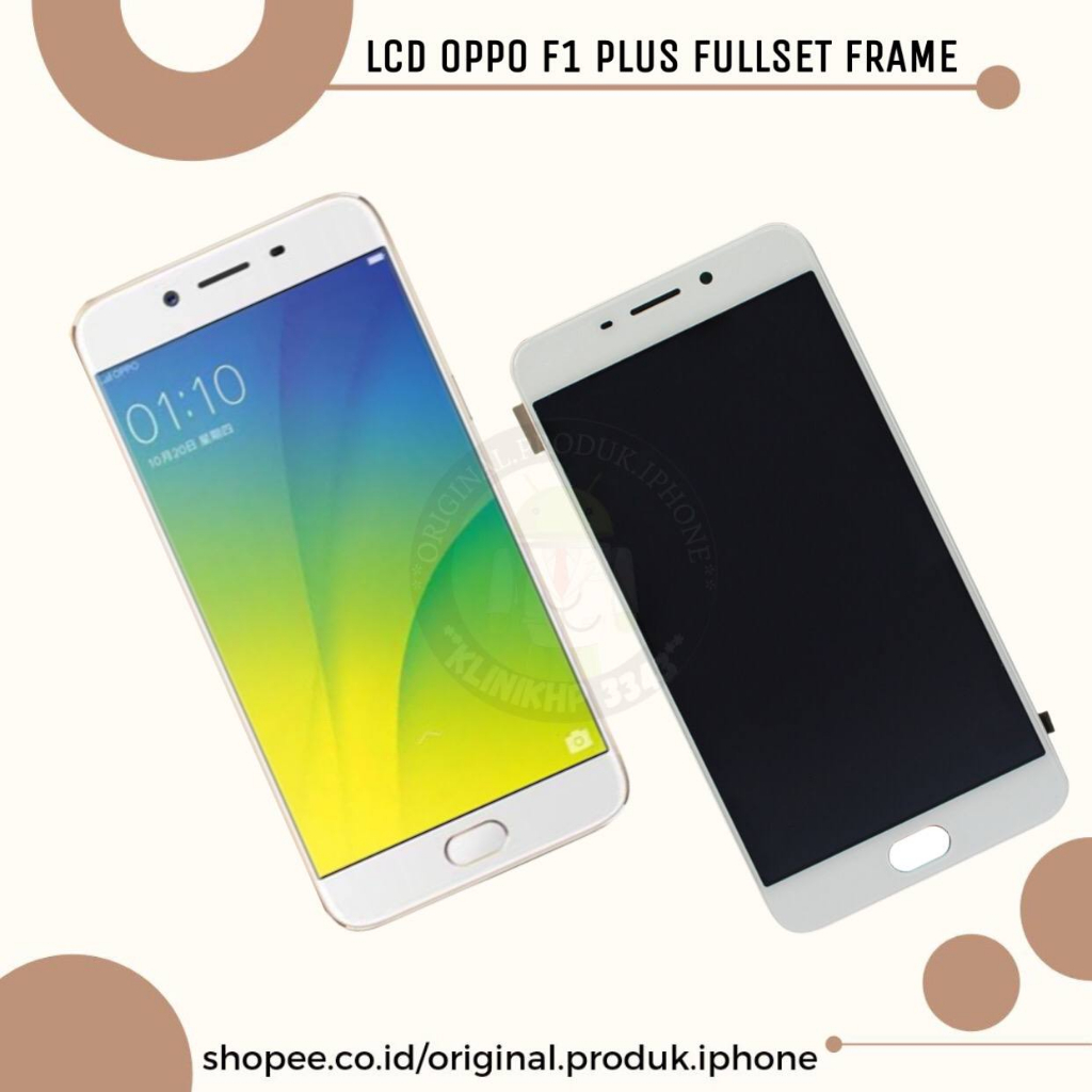Jual LCD TOUCHSCREEN OPPO F1+PLUS (R9/X9009) FULLSET FRAME ORIGINAL ...