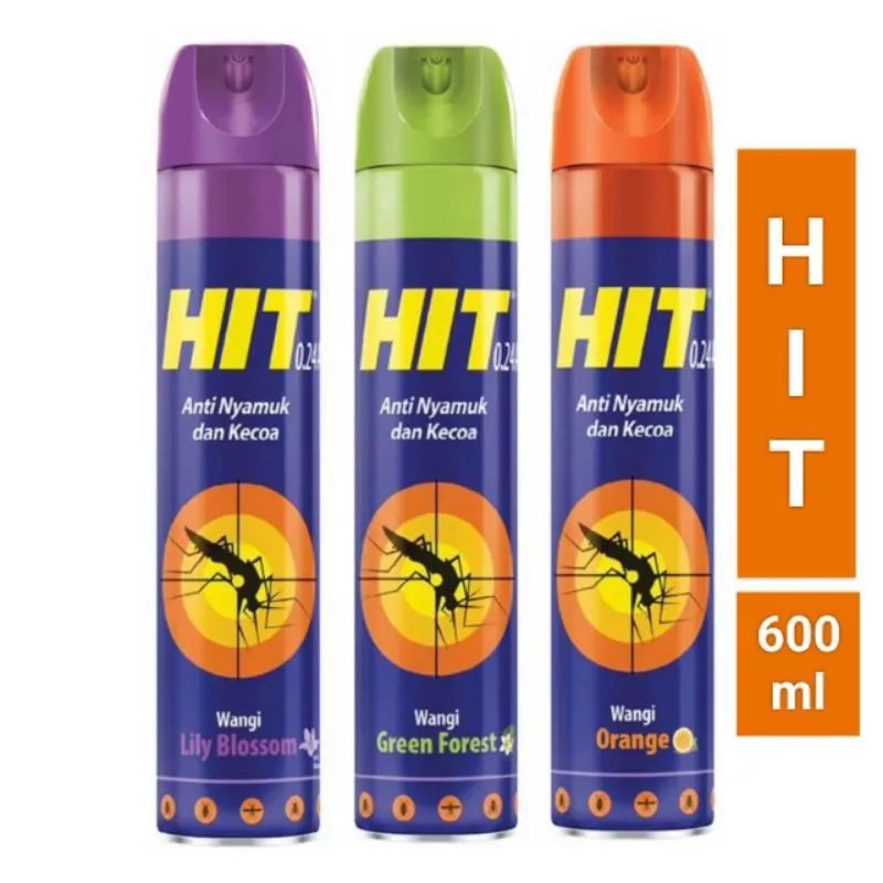 Jual HIT Aerosol Obat Nyamuk 600ml | Shopee Indonesia