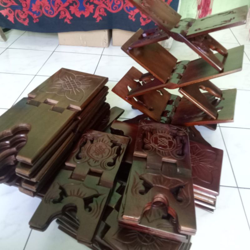 Jual Rehal Al Quran Besar rekhal Al Quran - Rekal besar Al Qur'an ukir ...