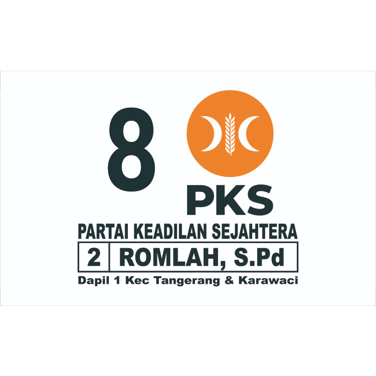 Jual Bendera PKS 60x90cm ada nama Caleg. Rp.7500/pcs. Minimal Order ...