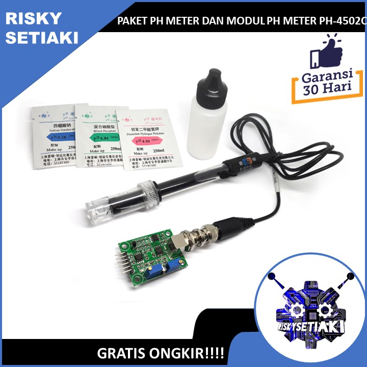 Jual PAKET KEPALA PH METER DAN MODUL PH METER PH-4502C | Shopee Indonesia