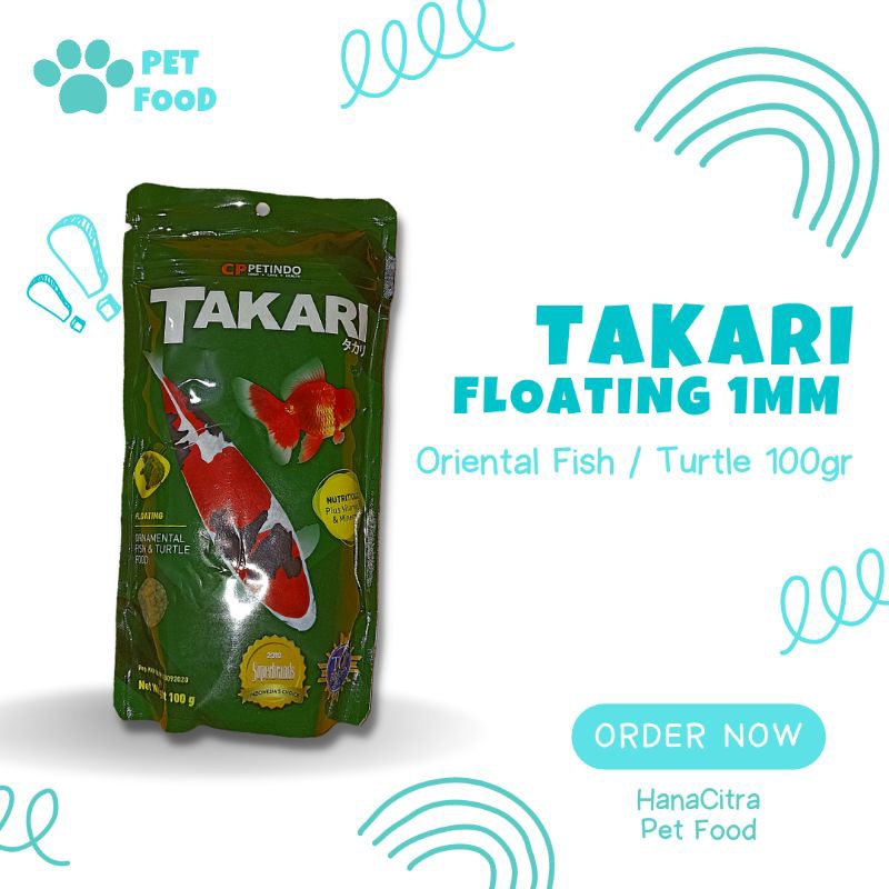 Jual Takari Fish Food Oriental Fish and Turtle Floating 1mm | Shopee ...