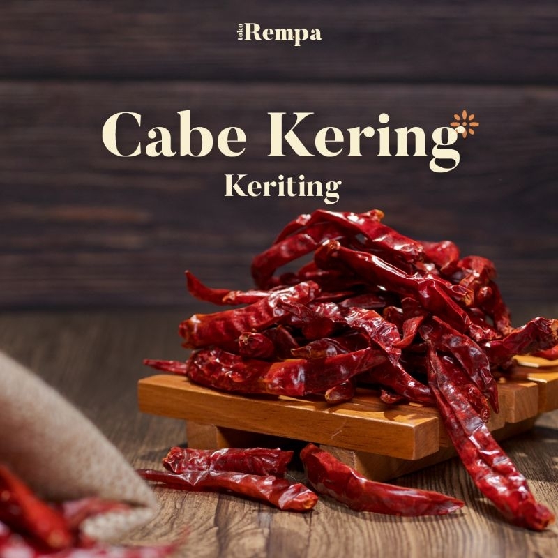 Jual Cabe Kering Keriting 1kg Pedas Premium / Dried Chilli Wrinkle ...
