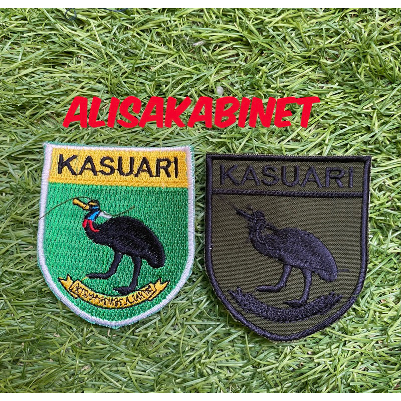 Jual Bordir Bet PDH PDL Kodam Kasuari TNI AD | Shopee Indonesia