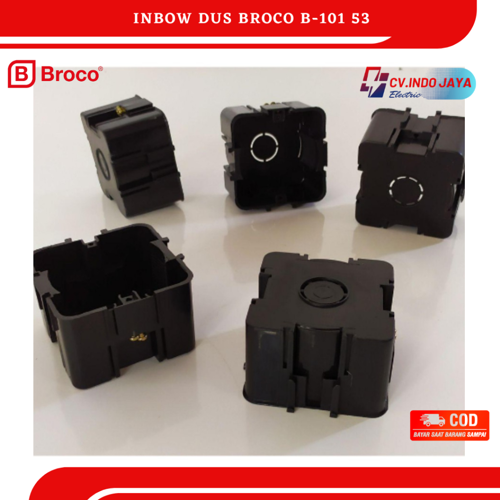 Jual Broco B101-53 Inbow Doos Persegi inbow dus segi warna hitam ...