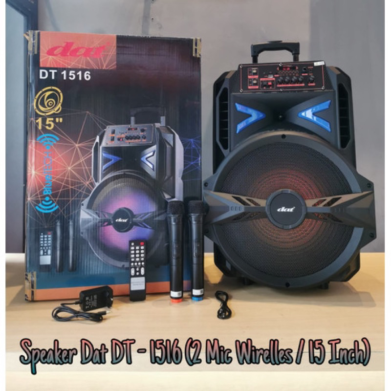 Jual DAT SPEAKER PORTABLE 12 inch DAT 12 inch SPEAKER 12 INCH DAT ...