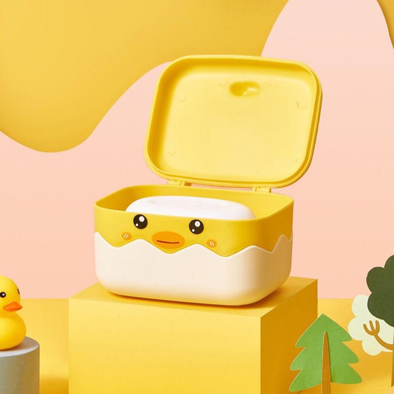 Jual Kotak Sabun Batang Wadah Bar Soap Bayi Susun Bebek Penutup Box ...
