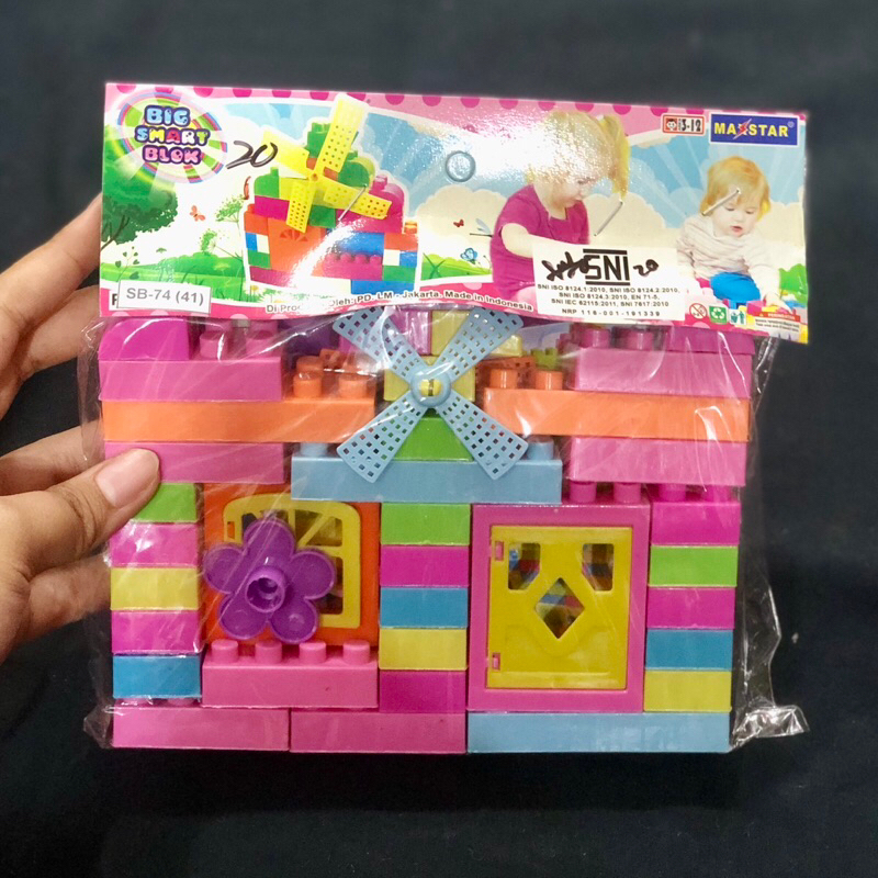 Jual Mainan Anak Lego balok Mainan Anak Balok Extra Ukuran Mini mainan ...