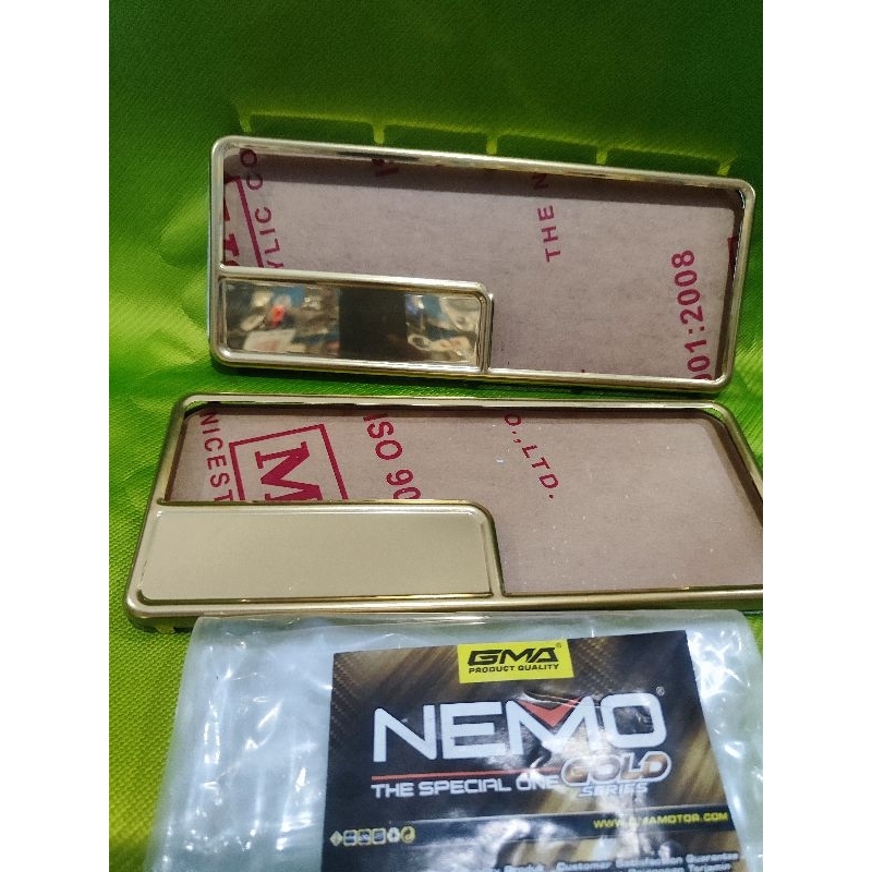 Jual cover bingkai plat nomer motor nemo Gold | Shopee Indonesia