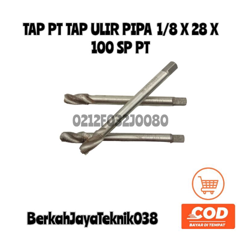 Jual Tap pt tap ulir 1/8 x 28 x 100 sp pt tap pipa ulir | Shopee Indonesia