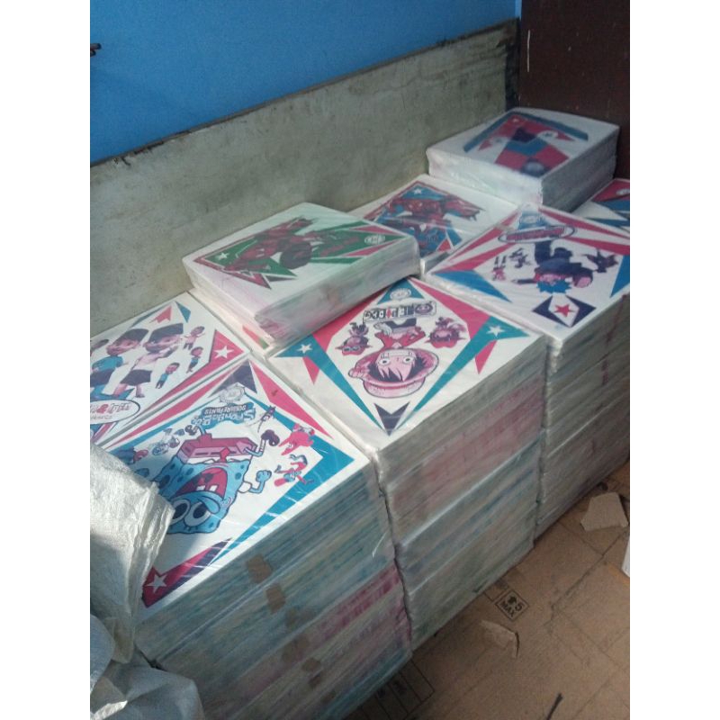 Jual BAHAN KERTAS LAYANG LAYANG ( BUKAN LAYANG LAYANG JADI UNTUK 1000 ...