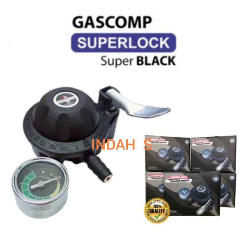 Jual GASCOMP Regulator SuperLock GRS -01 Anti Bocor Original | Shopee Indonesia