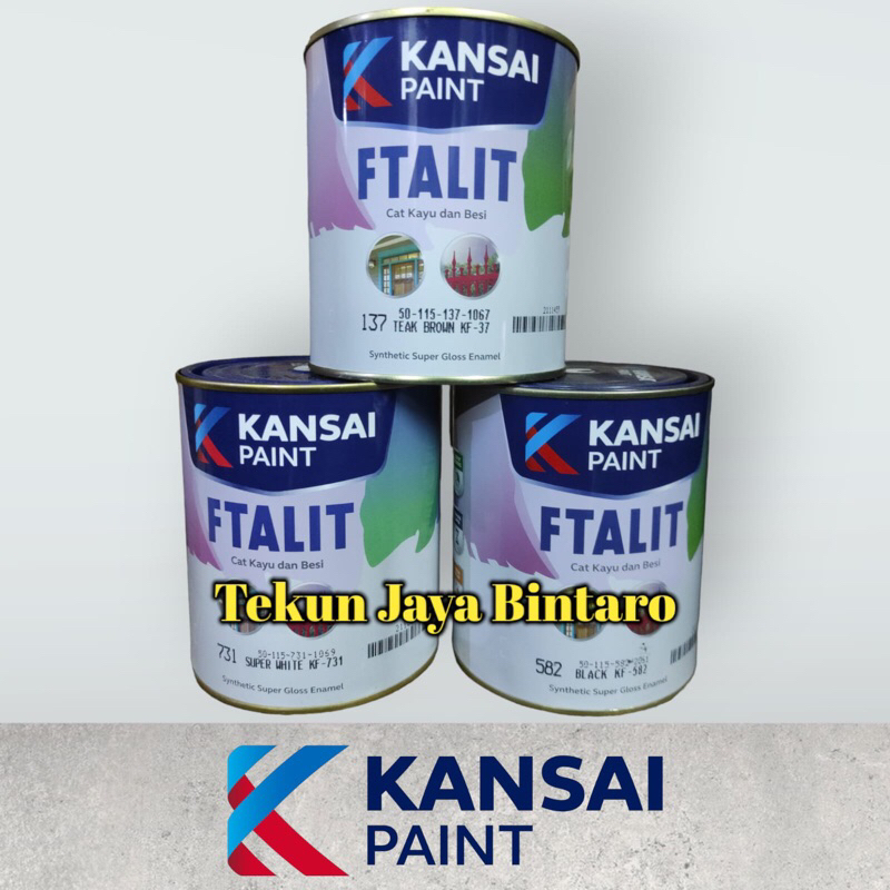 Jual CAT FTALIT 1 KG WARNA GLOSS KILAP (CAT UNTUK KAYU DAN BESI ...