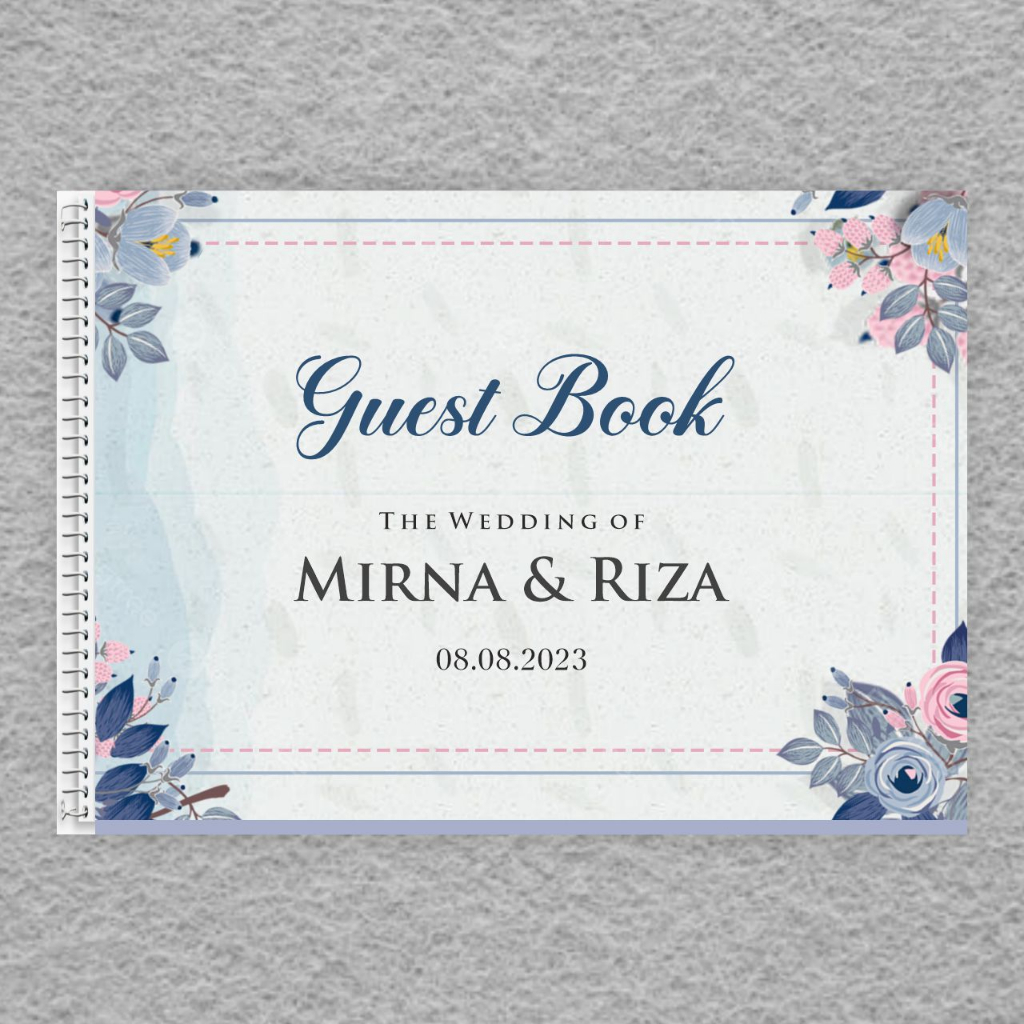 Jual Buku Tamu Pernikahan CUSTOM / wedding Guest Book / wedding book ...