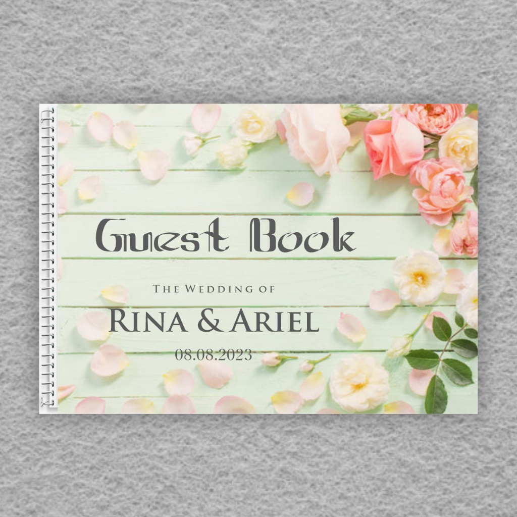 Jual Buku Tamu Pernikahan CUSTOM / wedding Guest Book / wedding book ...