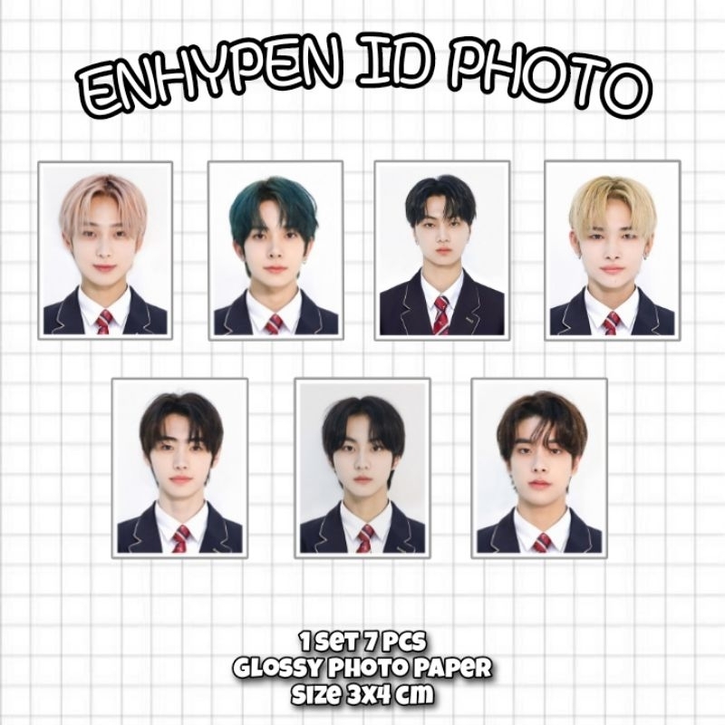 Jual Enhypen Pas Foto ID Photo 1 set | Shopee Indonesia