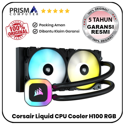 Jual Corsair Liquid CPU Cooler H100 RGB | Shopee Indonesia