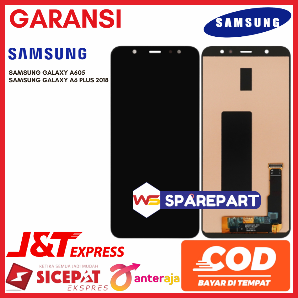 Jual LCD TOUCHSCREEN SAMSUNG GALAXY A6 PLUS 2018 / A605 - ORIGINAL FULLSET | Shopee Indonesia