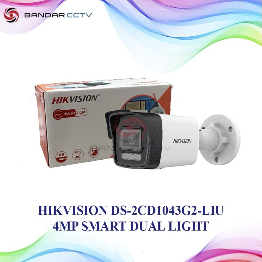 Jual HIKVISION DS-2CD1043G2-LIU 4MP SMART DUAL LIGHT | Shopee Indonesia