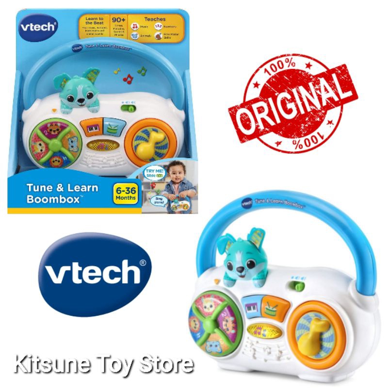 Jual Vtech Tune & Learn Boombox Radio Original - Mainan Edukasi Musik ...