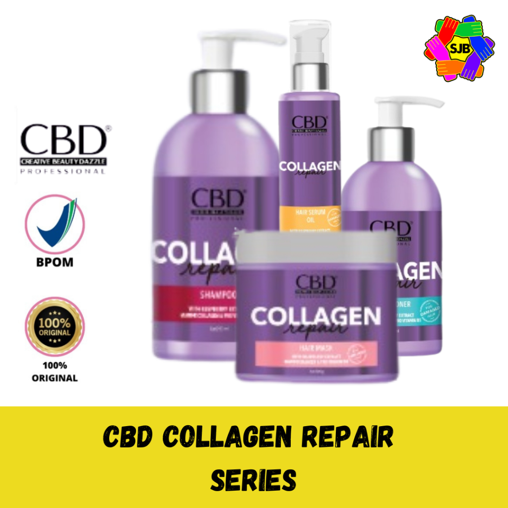 Jual CBD Collagen Repair Series /shampoo/conditioner/hair mask/hair ...