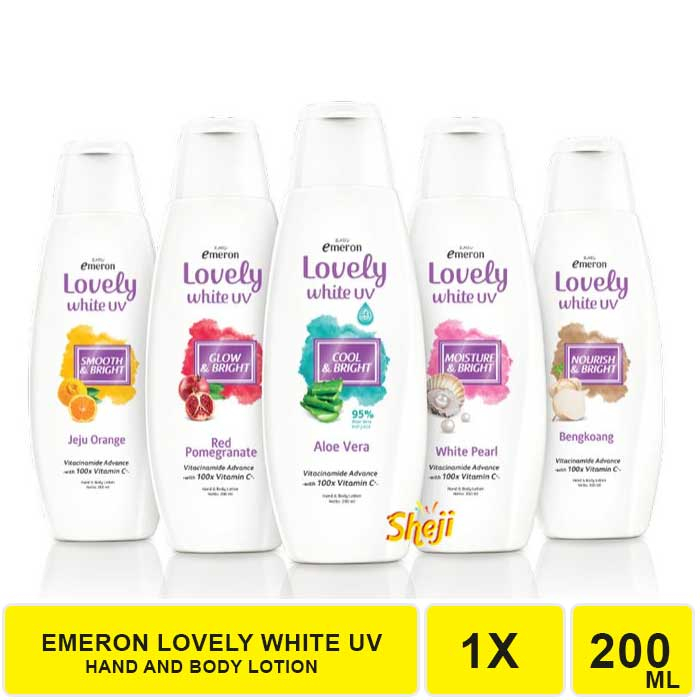 Jual Emeron Lovely White Uv 200ml Shopee Indonesia