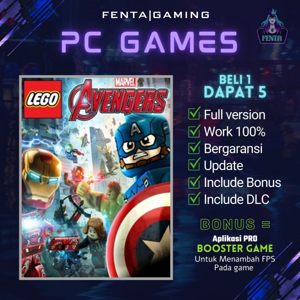 Jual LEGO MARVELS AVENGERS COMPLETE - GAME PC - GAME LAPTOP | Shopee ...